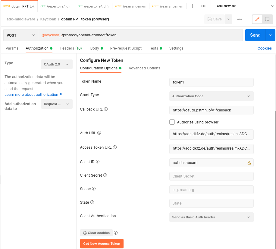 ADC-Middleware Server